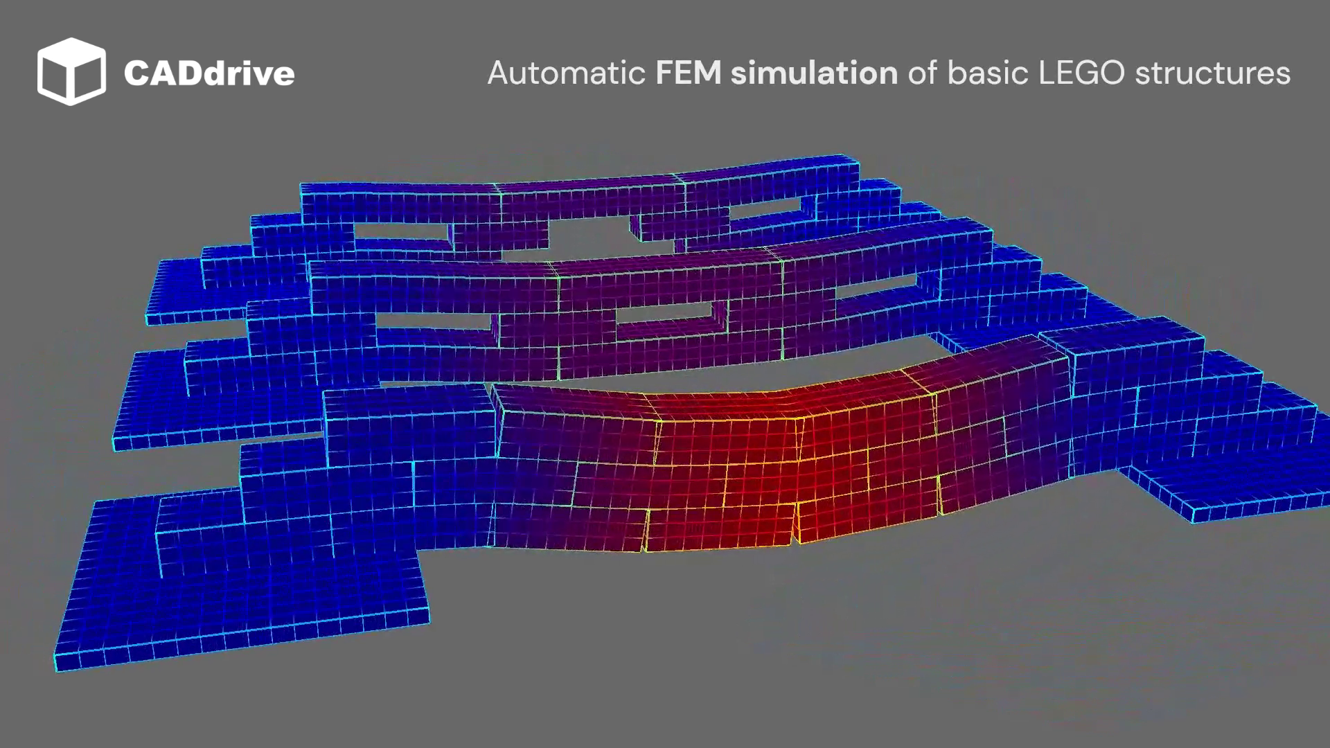 LEGO FEM Simulation using CodeAster – CADdrive